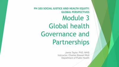 Module 3 Global Partnerships - MSU MediaSpace