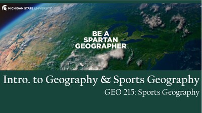 GEO 215, Video Lecture for the Lesson on Intro to Geography & Sports ...