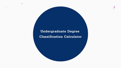 Undergraduate Degree Classification Calculator: Introduction - mmutube
