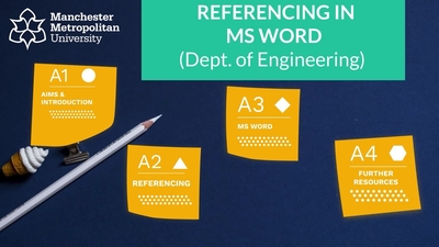 Referencing in MS Word (Dept. of Engineering) - mmutube