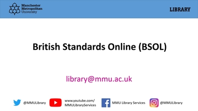 British Standards Online - mmutube