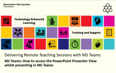 MS Teams: How to access the PowerPoint Presenter view whilst presenting ...
