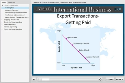 B380 L8 Export Transactions - BYU-Idaho