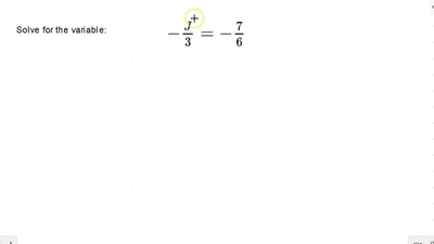 Lesson 11 - Solving for a Variable on One side Using Multiplication and ...