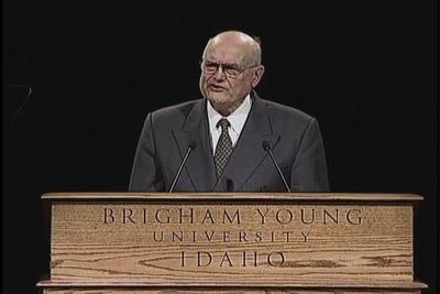 F. Enzio Busche "The Joy We Are All Waiting For" - BYU-Idaho