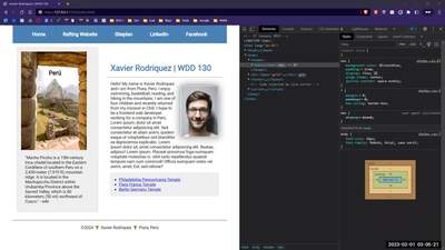 WDD 130 - Home Page Layout with Flex and Grid - BYU-Idaho