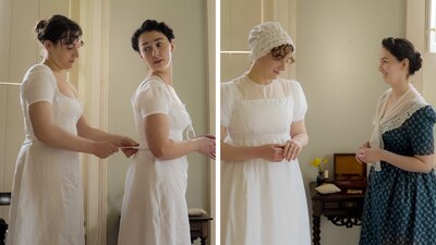 Getting Dressed - Jane Austen and her sister Cassandra (1810) - BYU-Idaho