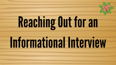 Reaching Out to do an Informational Interview - BYU-Idaho