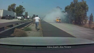 Car Pinned Under Semi on 10 Freeway captured on video - BYU-Idaho