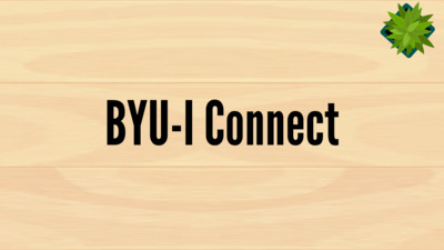 Connecting with Alumni Using BYU-I Connect - BYU-Idaho