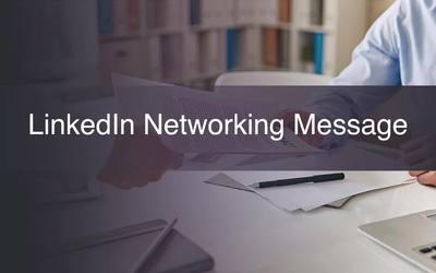 Week 03: Weekly Writing LinkedIn Networking Message - BYU-Idaho