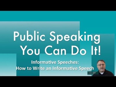 Informative Speeches: How to Write an Informative Speech - BYU-Idaho