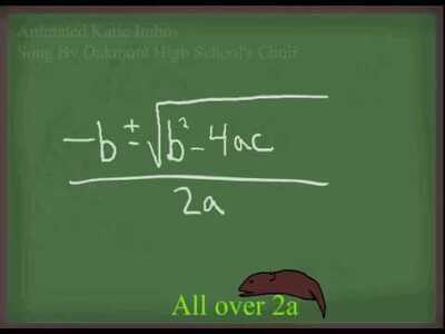 Quadratic Formula Pop Goes the Weasel - BYU-Idaho