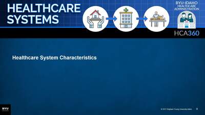 HCA 360 Healthcare System Characteristics - BYU-Idaho