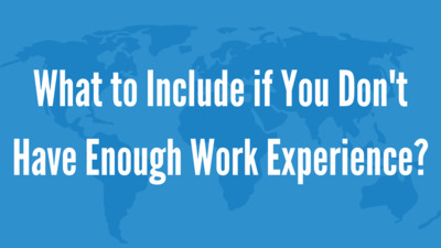 What to include if you don’t have work experience - BYU-Idaho