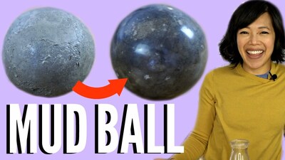 How to Make a Shiny MUD BALL | DIY Dorodango -- Japanese Polished Clay ...