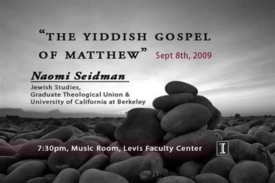 The Yiddish Gospel of Matthew - Illinois Media Space