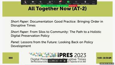 All Together Now session 2 - iPRES HH4 - Illinois Media Space