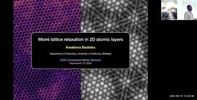 Condensed Matter Seminar - Kwabena Bediako, University of California ...