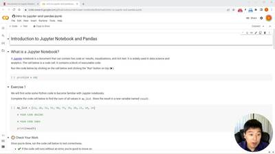 Introduction to Jupyter Notebook and Pandas using Google Colab ...