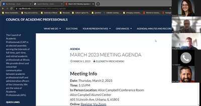 March 2023 CAP Meeting - Illinois Media Space