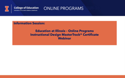 Education at Illinois - Online Programs, Instructional Design ...