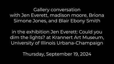 Could You Dim the Lights Gallery Conversation - Illinois Media Space