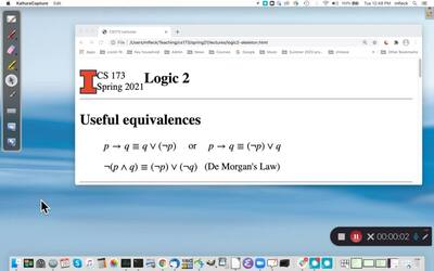 CS 173 (Spring 2021) Logic 2 - Illinois Media Space
