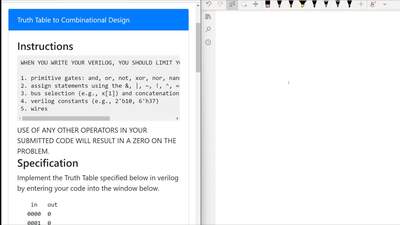 Truth Table to Verilog - Illinois Media Space