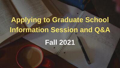 Applying to Graduate School Info Session and Q&A - Illinois Media Space