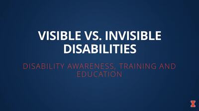 Disability Awareness Training – People With Disabilities & Limitations ...