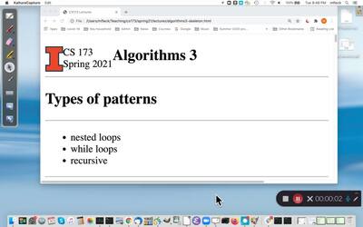 CS 173 (Spring 2021) Algorithms 3 - Illinois Media Space