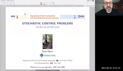 Sean Meyn: Stochastic Control Problems, and How You Can Solve Yours ...