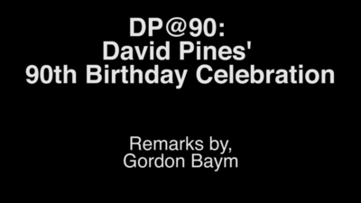 Gordon Baym - Illinois Media Space