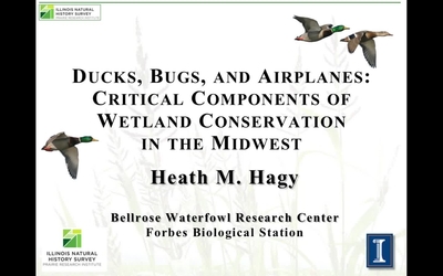 NRES 2015 Fall Seminar Series - Heath M. Hagy - Illinois Media Space
