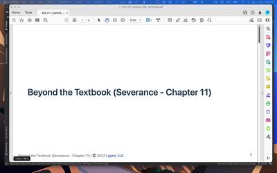 Lecture Is430 Bttb Severance Chapter 11 Illinois Media Space