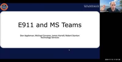 Microsoft Teams and the E911 Service - Illinois Media Space