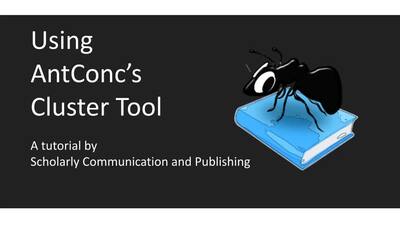AntConc's Cluster Tool - Illinois Media Space