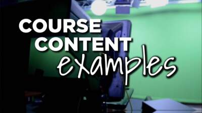 Course Content Examples - Illinois Media Space