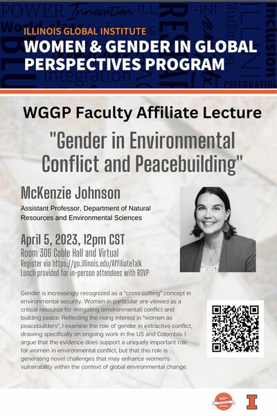 Gender in Environmental Conflict and Peacebuilding - Illinois Media Space