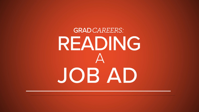 GradCareers: Reading a Job Ad - Illinois Media Space