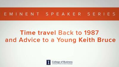 Keith Bruce Eminent Speaker Series: Advice to a young Keith Bruce ...