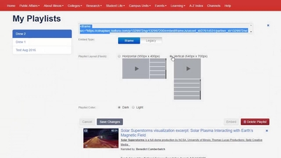 Curating and using content with Playlists - Faculty and Staff ...