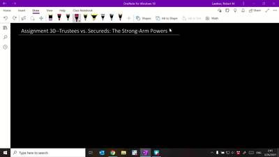 Assignment 30--Trustees vs Secureds: The Strong-Arm Clause - Illinois ...