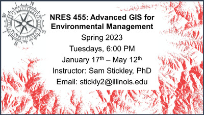 Spring 2023 - NRES 455 - Week 12 Meeting (04/04/2023) - Illinois Media ...