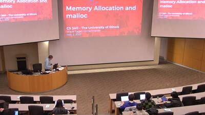 CS 340 - Lecture #6: Memory Allocation and malloc (Spring 2023, Wade ...