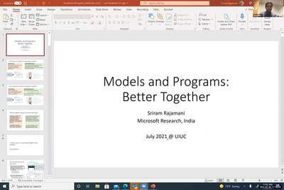 Talk by Sriram Rajamani (Friday 11 am) Models and Programs: Better ...