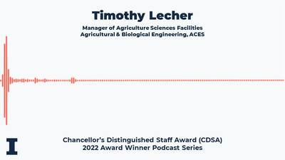 Timothy Lecher - Chancellor's Distinguished Staff Award (CDSA) Award ...