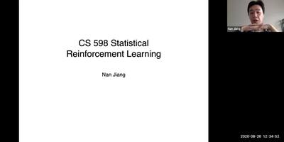 CS 598 Stat RL (F20) 8/26 - Illinois Media Space