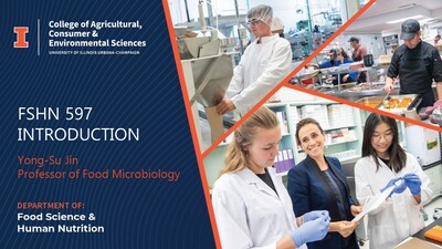 FSHN 597 Graduate Seminar- 8/27/2021 Dr. Yong-Su Jin, Dr. Michael ...